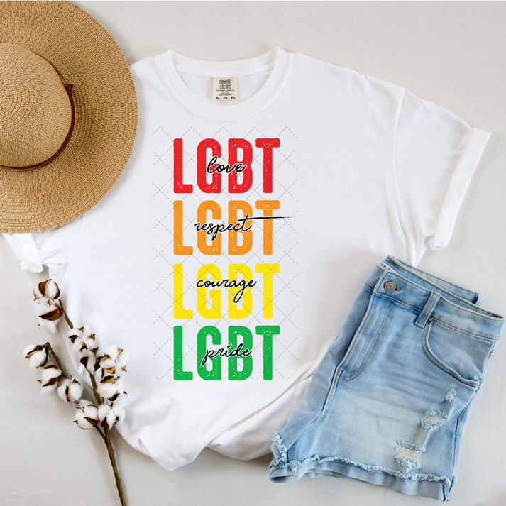 LGBT Stacked Transfer – Classy Crafts