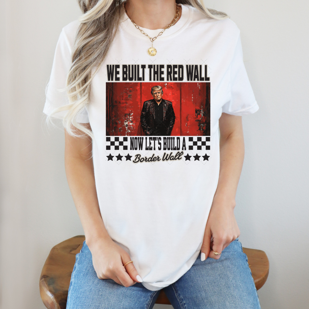 Red Wall Transfer – Classy Crafts