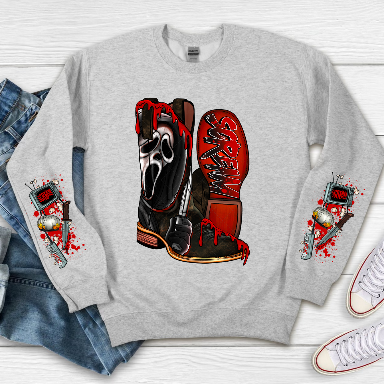 Scream Boot Transfer – Classy Crafts