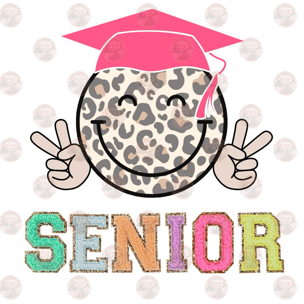 Senior Smiley Transfer – Classy Crafts