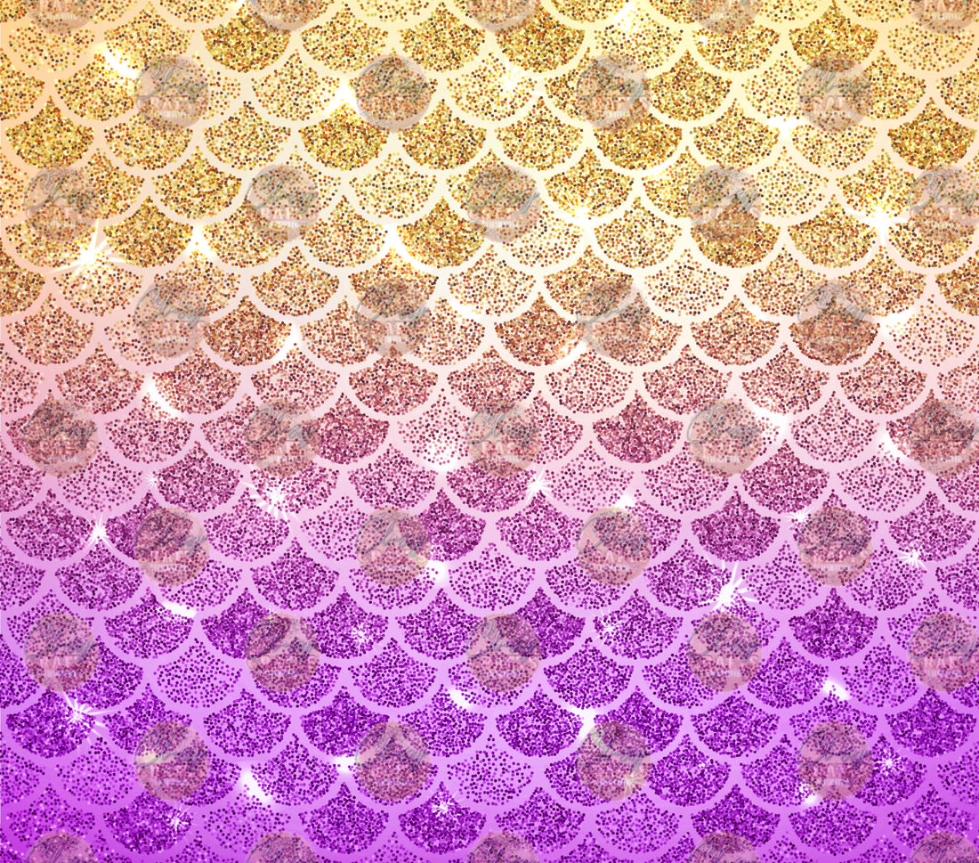 Cherry Gold Mermaid Tumbler Wrap - Sublimation Transfer – Classy Crafts