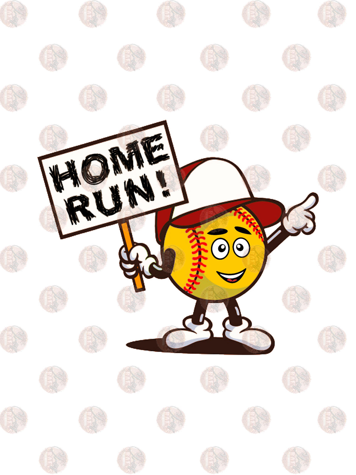 Home Run Softball Transfer – Classy Crafts