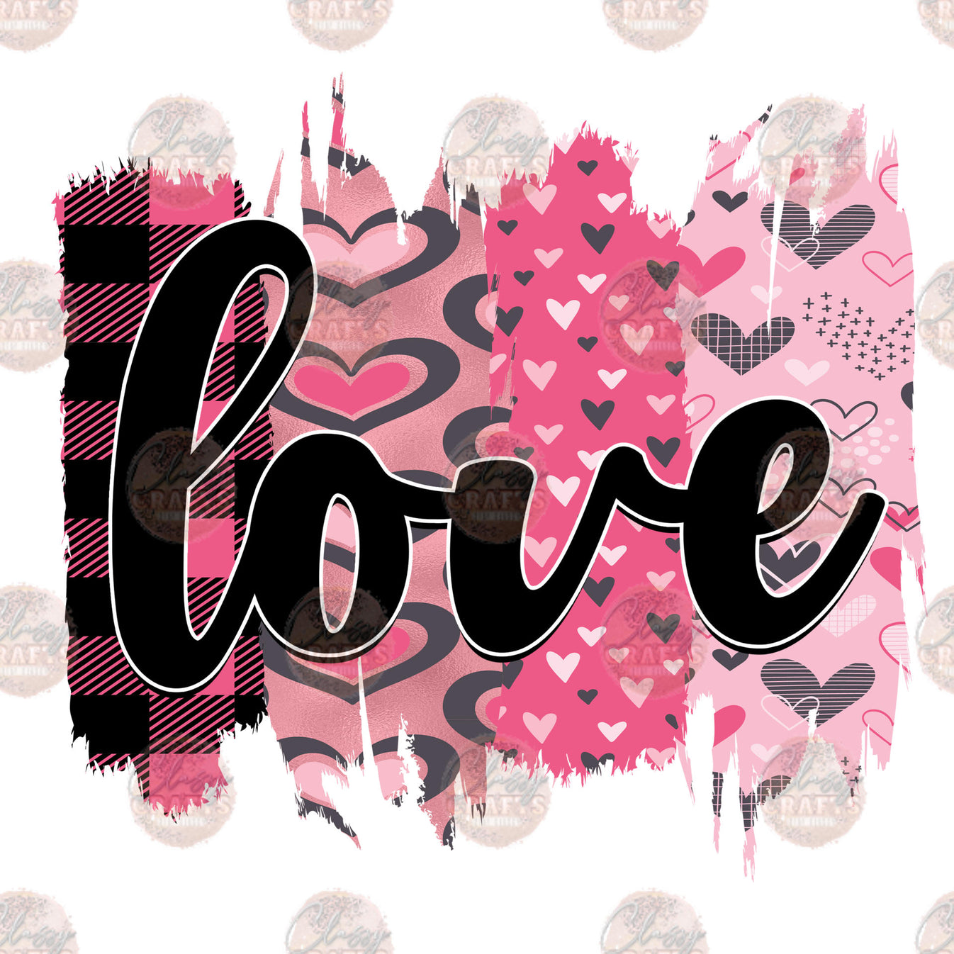 Love Pink Transfer – Classy Crafts