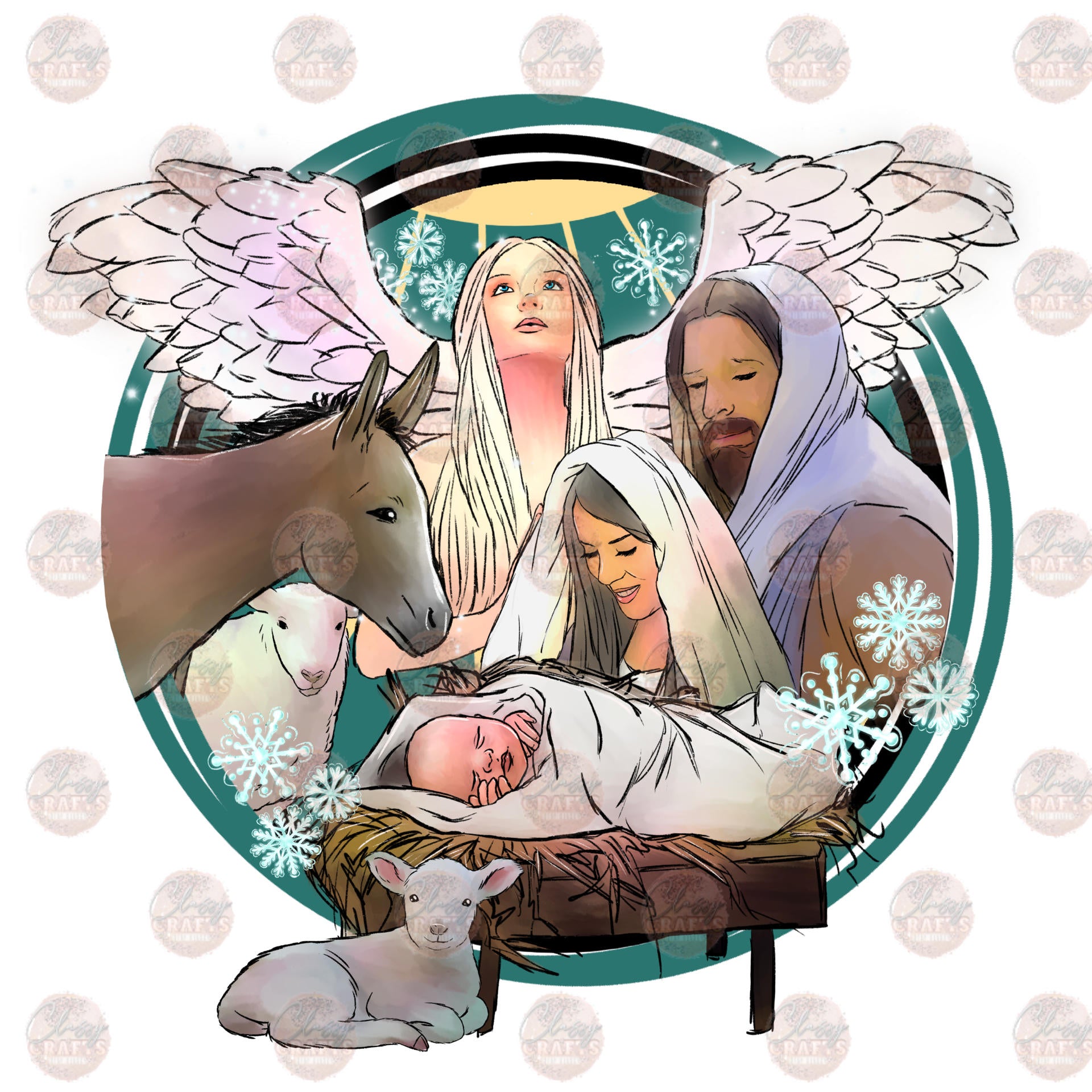 Nativity Transfer – Classy Crafts