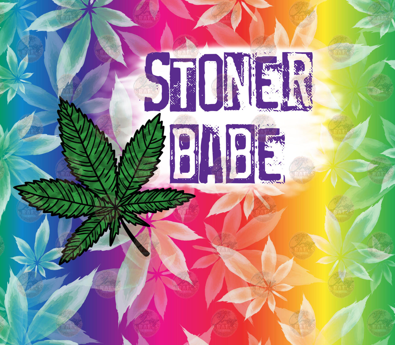 Stoner Babe Tumbler Wrap - Sublimation Transfer – Classy Crafts