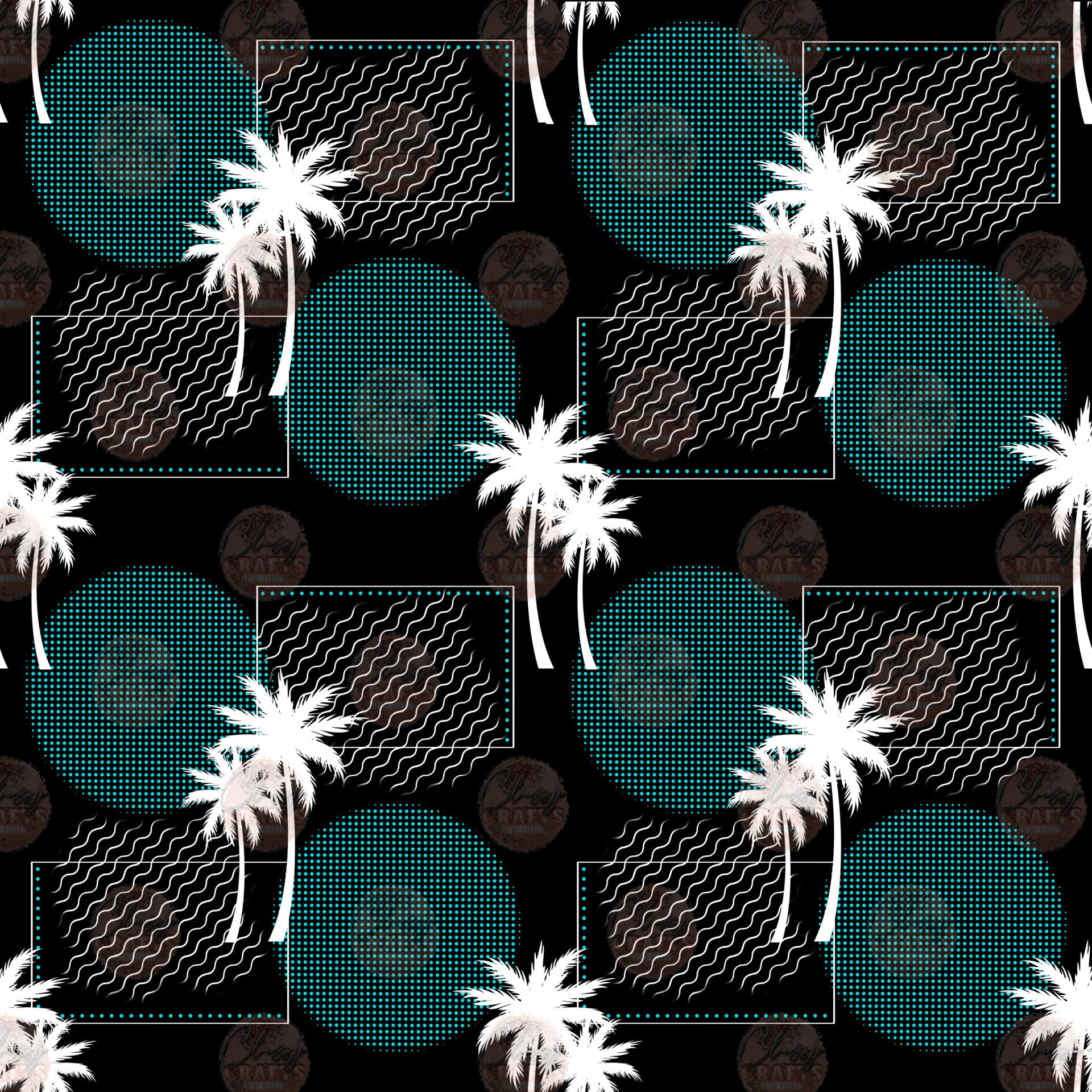 Summer White And Blue 1 Seamless Wrap – Classy Crafts